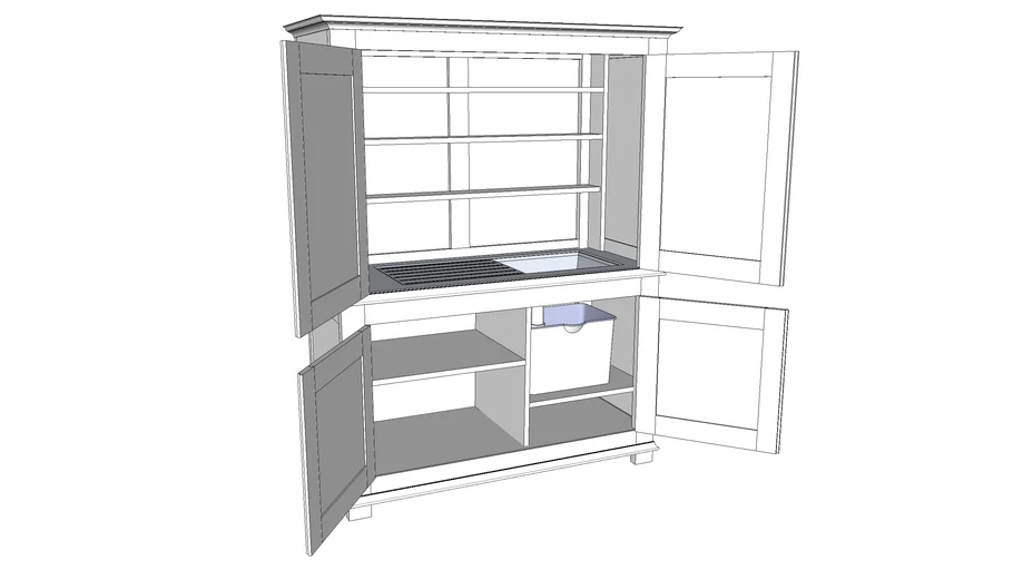 Kitchenette Cupboard | 3D Warehouse