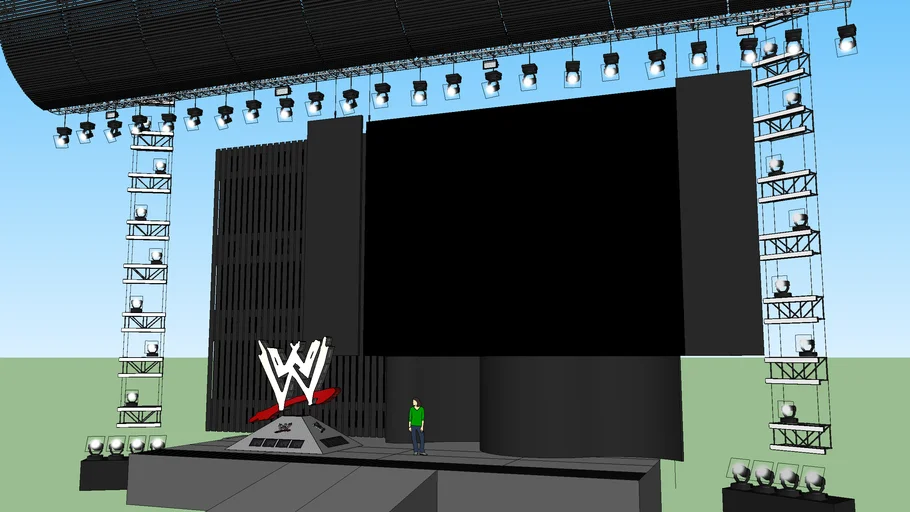 WWE HD Stage 2012 | 3D Warehouse