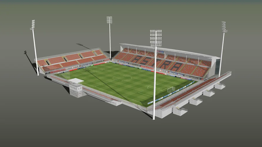 Stadionul Marin Anastasovici - FC Astra Giurgiu | 3D Warehouse