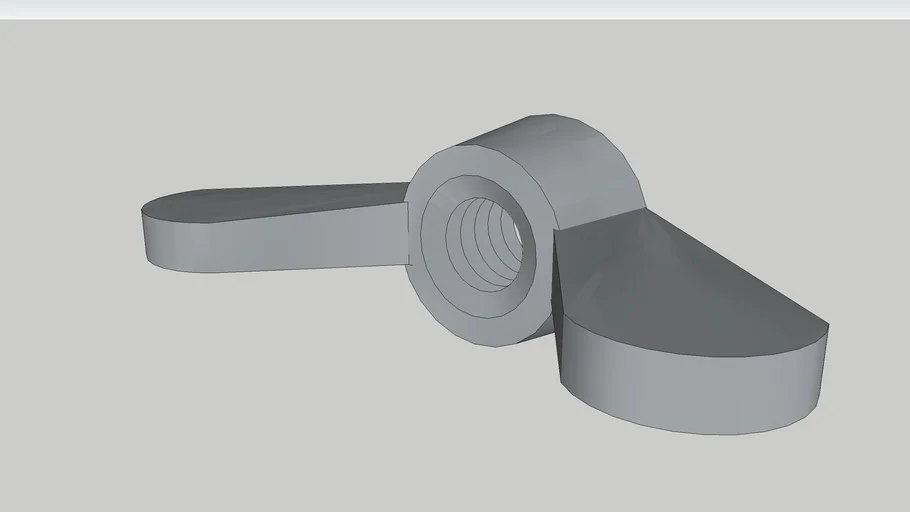 Wing nut | 3D Warehouse