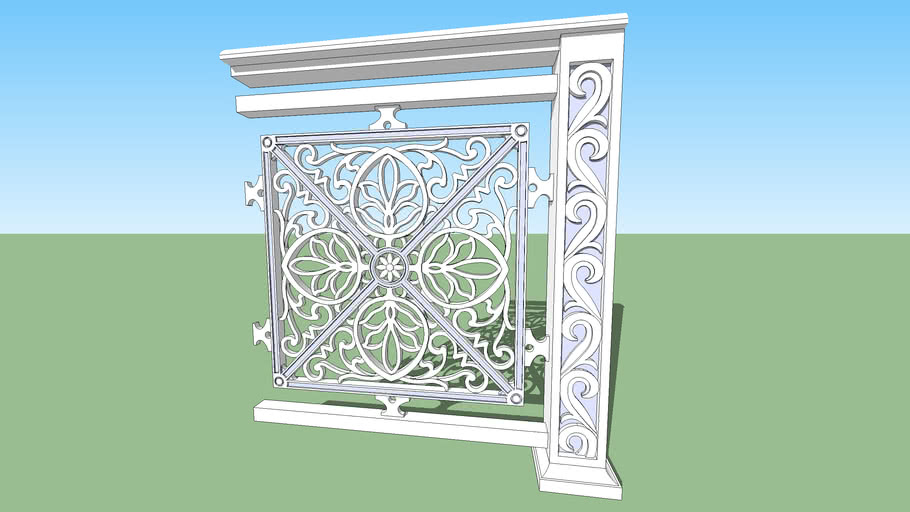 Balcony railing | 3D Warehouse