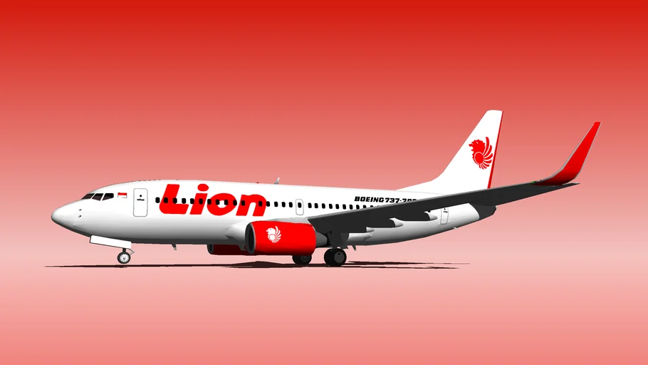 Lion Air Boeing 737-700 | 3D Warehouse