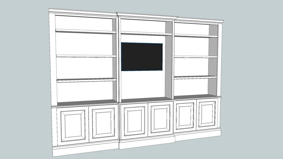 Entertainment center Buildable | 3D Warehouse