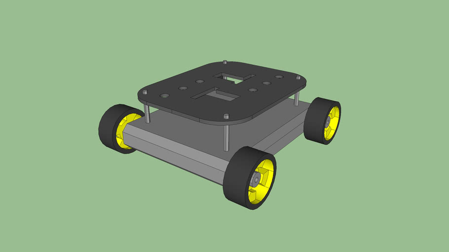Wheels Chasis Robot | 3D Warehouse
