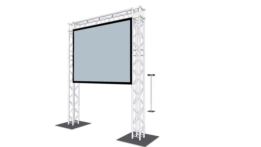 Projector Truss Arch - 3.5m x 2.5m | 3D Warehouse
