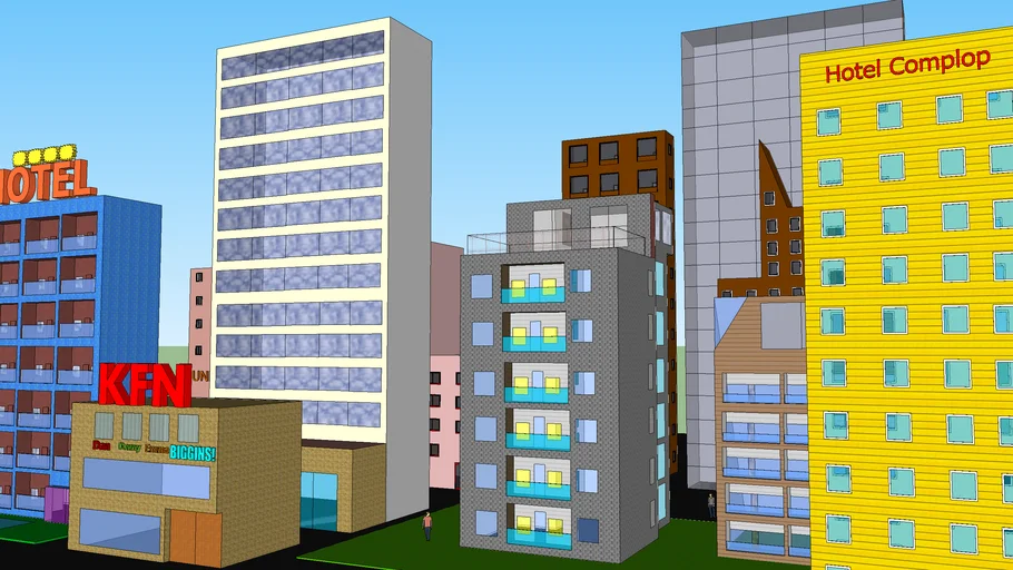 low rise city update-** | 3D Warehouse