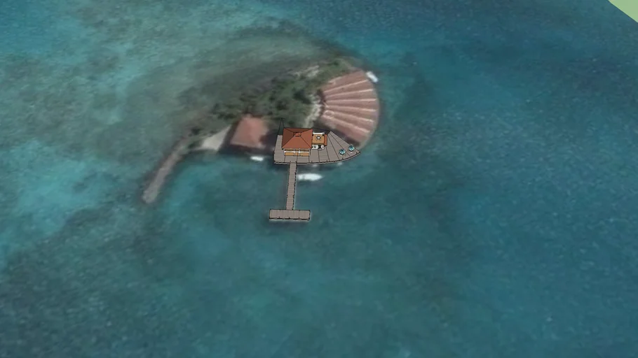 Saba-resort observation building and main dock 1 of 3 | 3D Warehouse