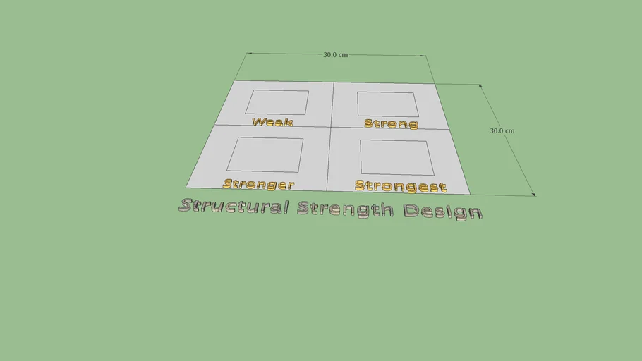 Structural Strength Design | 3D Warehouse