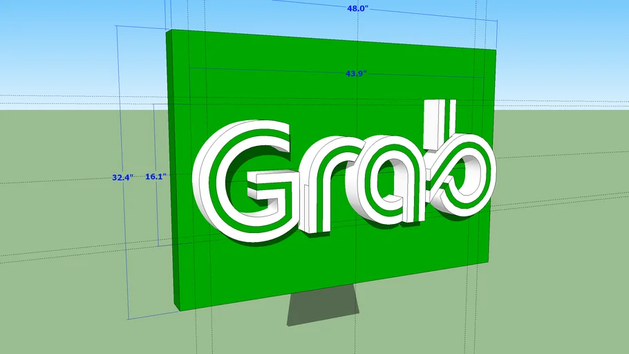 grab logo | 3D Warehouse