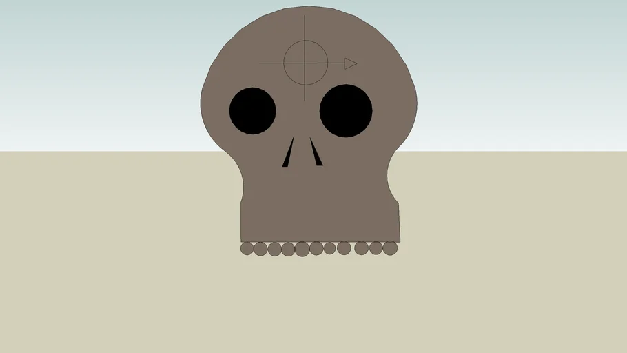 2-d skull | 3D Warehouse