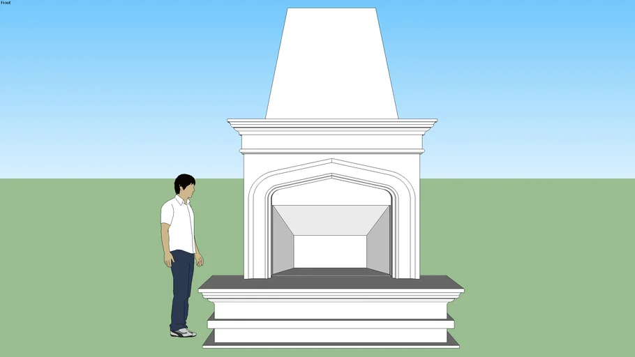 Gothic Fireplace | 3D Warehouse