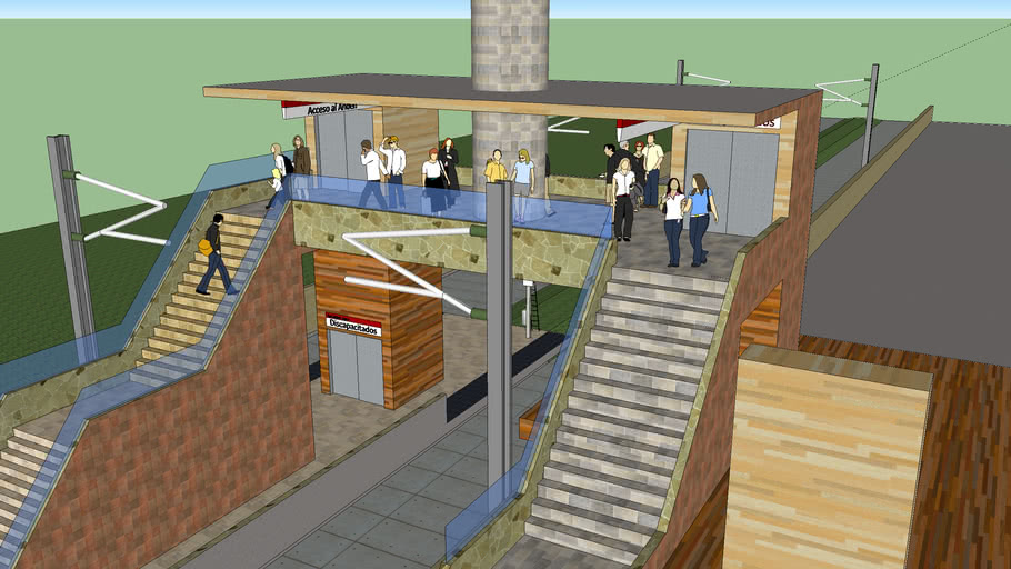 Railway station | 3D Warehouse