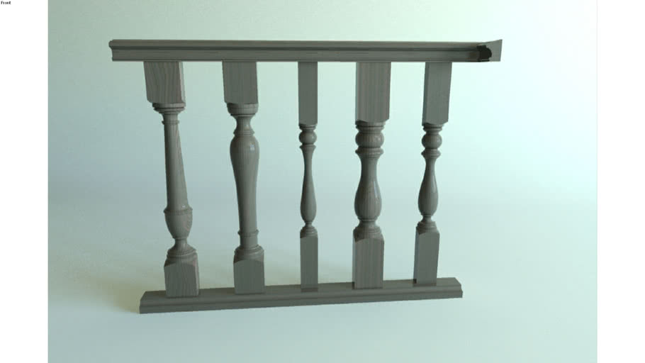 balusters_02 | 3D Warehouse