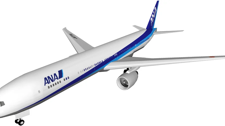 ANA All Nippon Airways Boeing 777-300ER | 3D Warehouse
