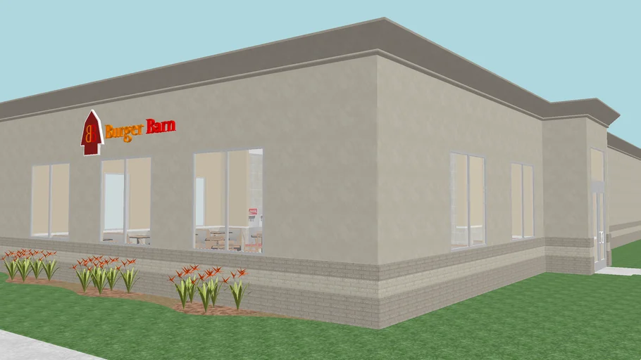 Burger Barn - Fully Furnished | 3D Warehouse