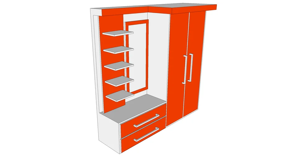 Almirah (8'x8') | 3D Warehouse