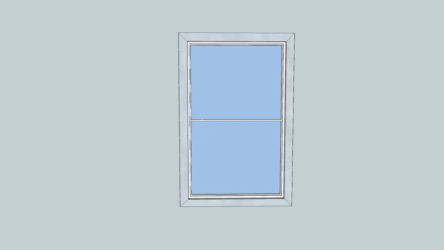 Tri-pain thermo window | 3D Warehouse