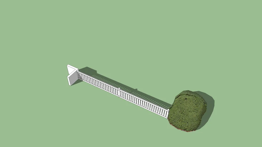 Wooden fence | 3D Warehouse