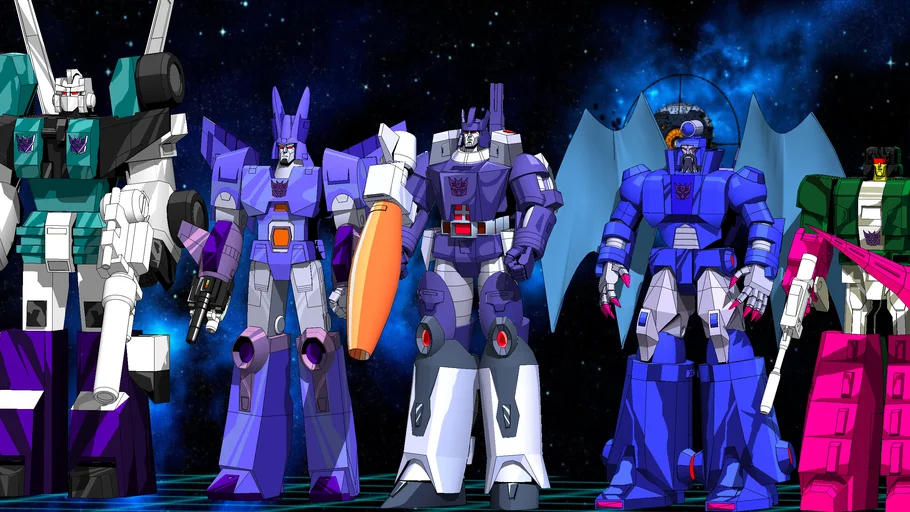 Galvatron Cyclonus Scourge Sixshot Decepticons Generation1 2010 ...