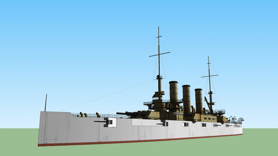 USS Louisiana (BB-19) | 3D Warehouse