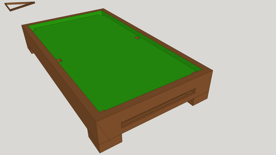 mini pool table | 3D Warehouse