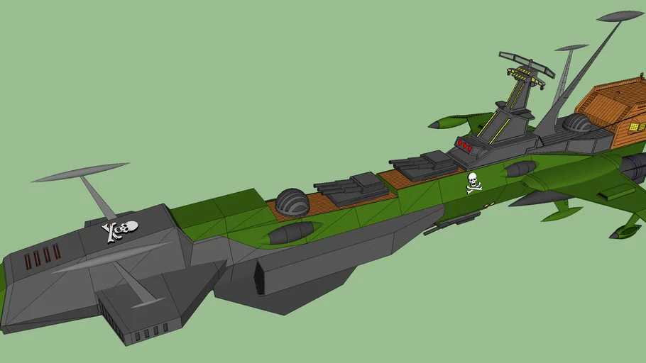 Arcadia Capitan Harlock | 3D Warehouse