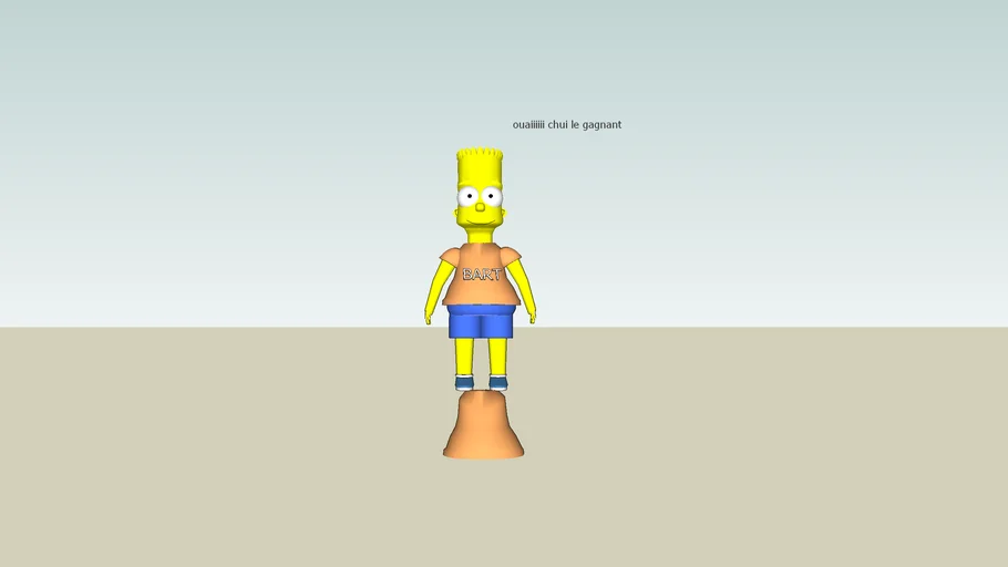 bart le champion | 3D Warehouse