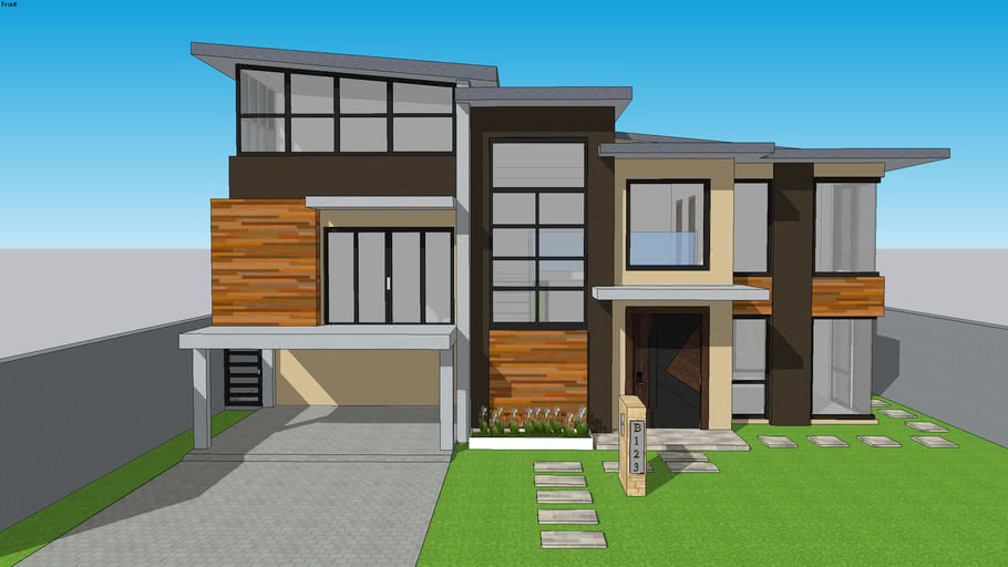modern house | 3D Warehouse