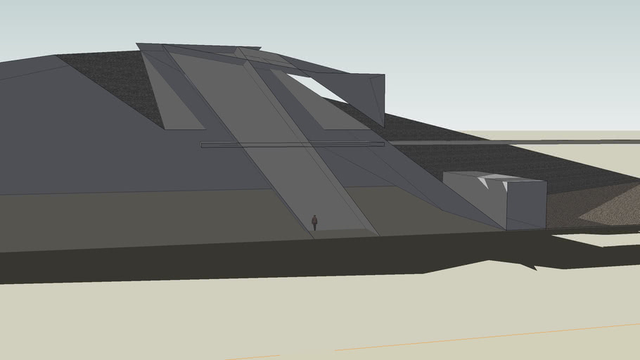 section through cia national headquarters-design | 3D Warehouse