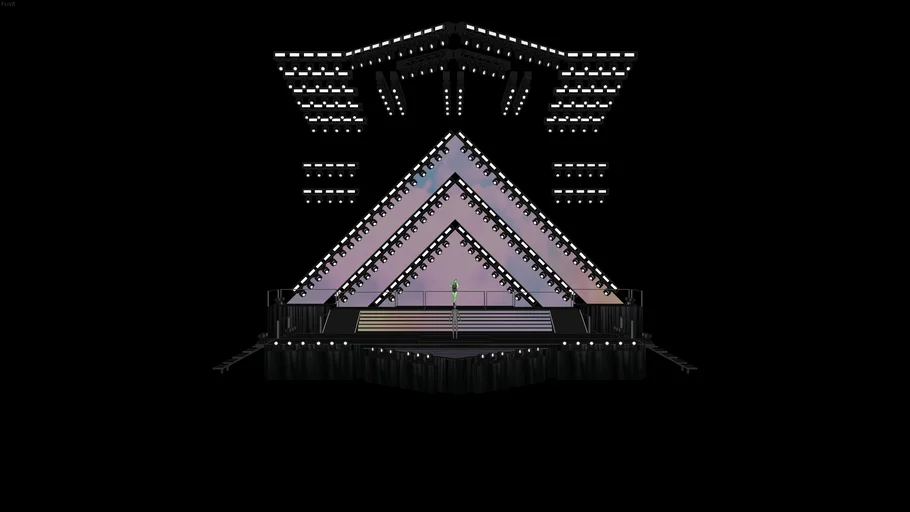 Triangular Stage Model | 3D Warehouse