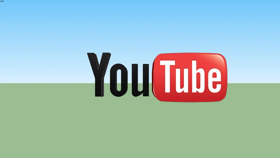 3d youtube logo | 3D Warehouse