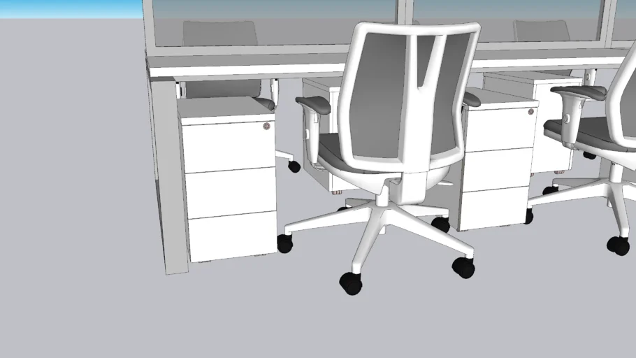 Bench 6 seats | 3D Warehouse