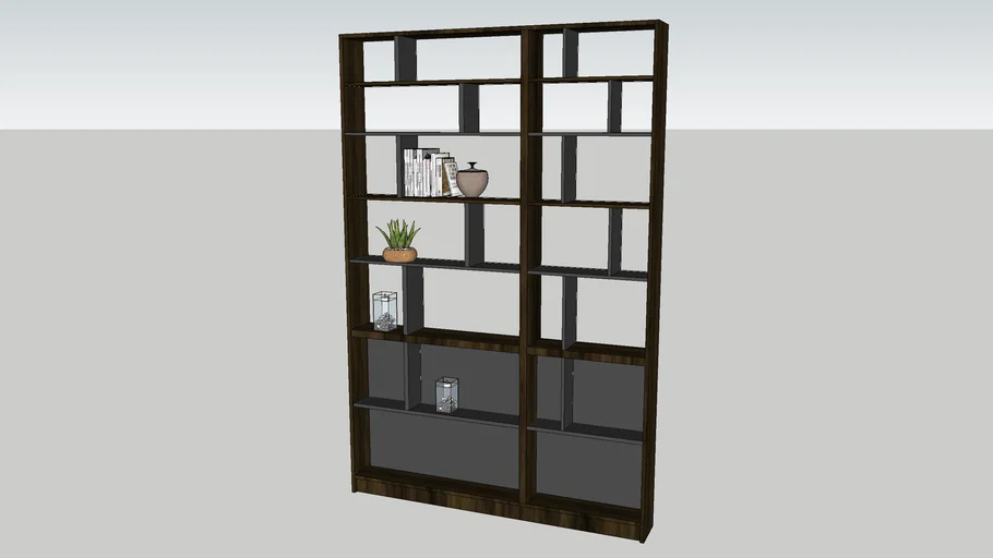 Bookcase-Partition | 3D Warehouse