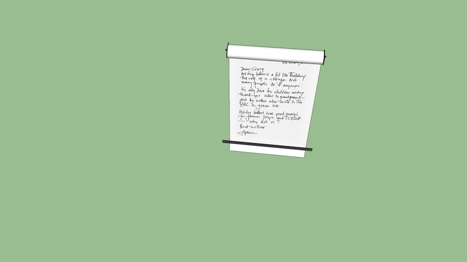 PAPER ROLL WALL MOUNTED | 3D Warehouse