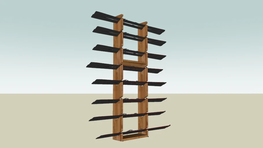 Ski Rack | 3D Warehouse