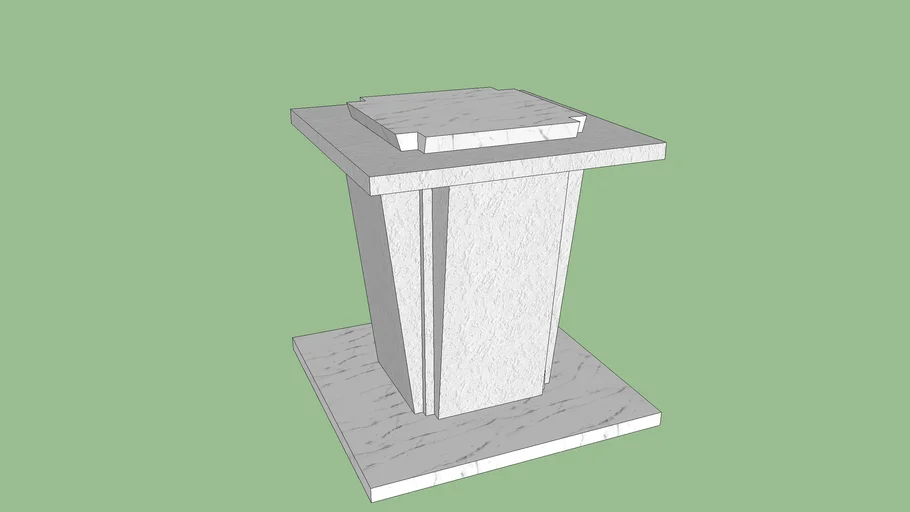Pedestal | 3D Warehouse