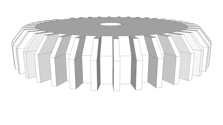 Beveled Gear with 40 teeth | 3D Warehouse