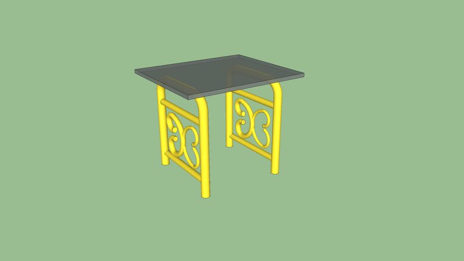 glass table | 3D Warehouse