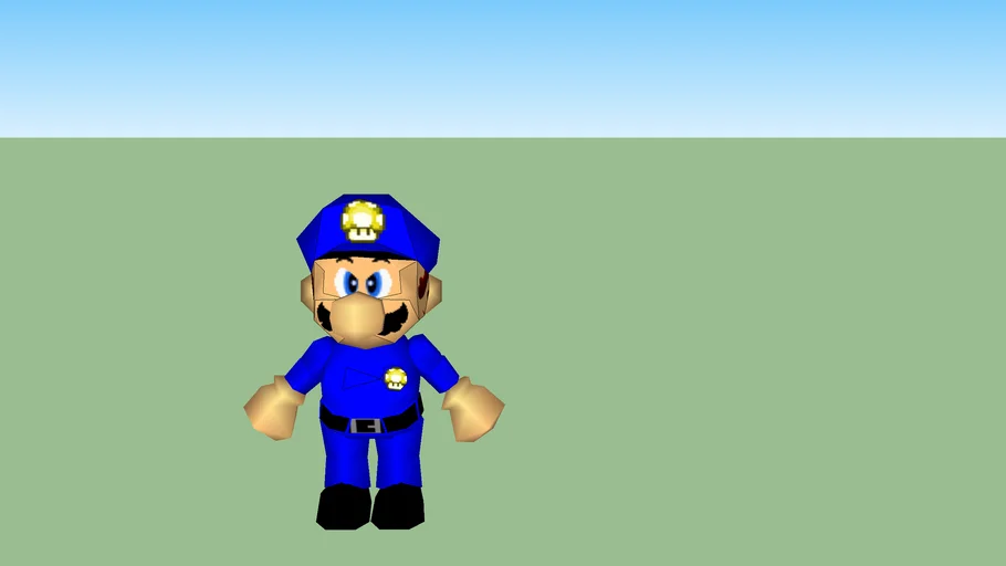 mario the cop n64 style | 3D Warehouse