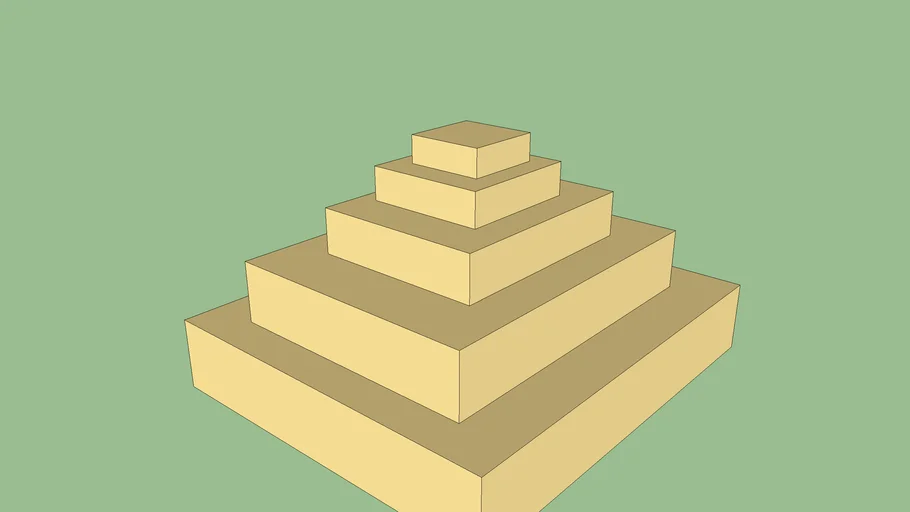 Ancient Egyptian Step Pyramid | 3D Warehouse