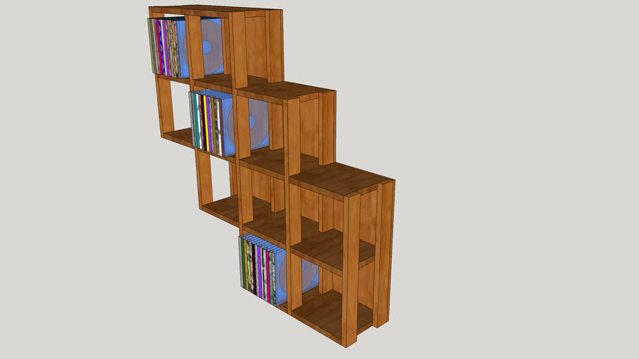 cd shelves | 3D Warehouse
