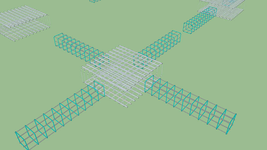 Beams & Foundation Reinforcement | 3D Warehouse