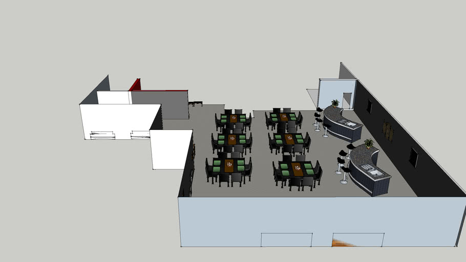 Restaurant Interior | 3D Warehouse