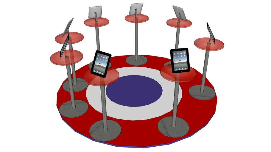 ipad podium circle | 3D Warehouse