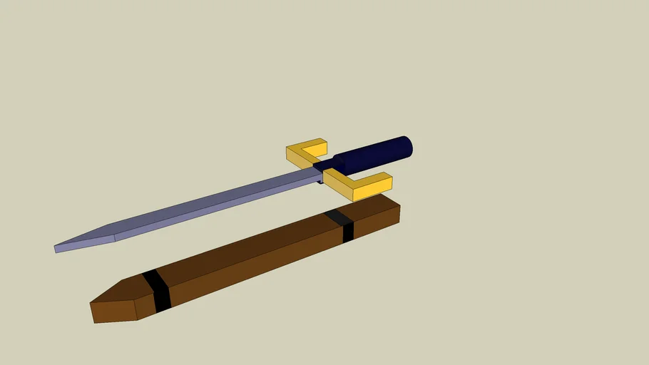 Sword and sword case | 3D Warehouse
