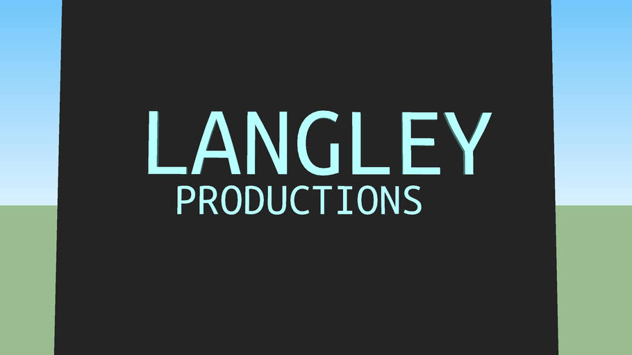 Langley Productions logo 2007 remake | 3D Warehouse