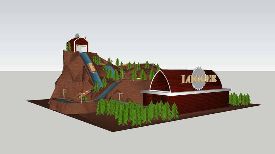 rapid river ride 2 | 3D Warehouse