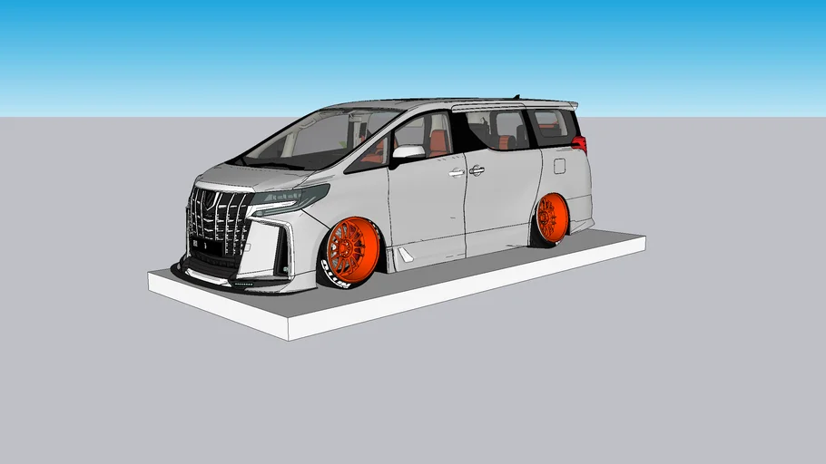 alphard white | 3D Warehouse