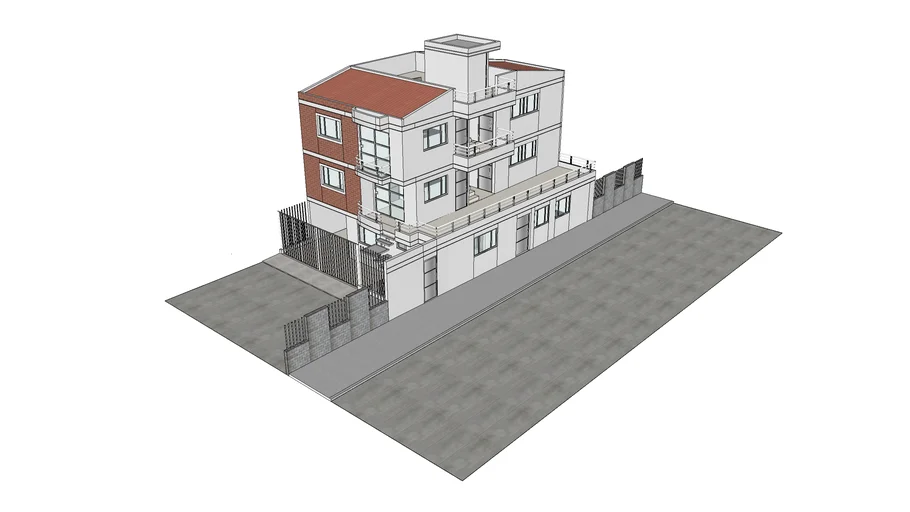 Casa de ciudad -Niveles | 3D Warehouse