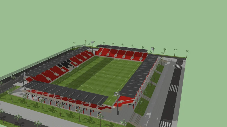 Square Stadium Version 3 | 3D Warehouse